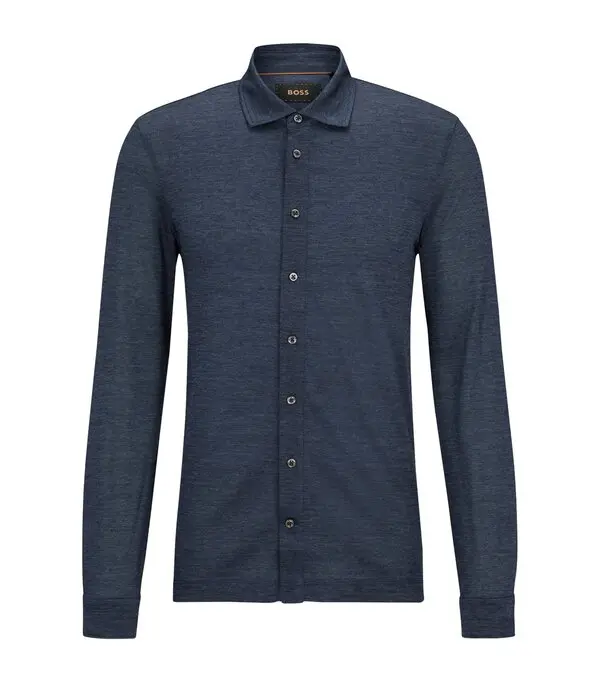 BOSS Wool-silk Shirt