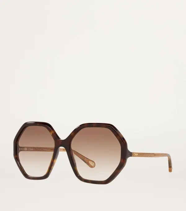 Chloé Acetate Geometric Sunglasses