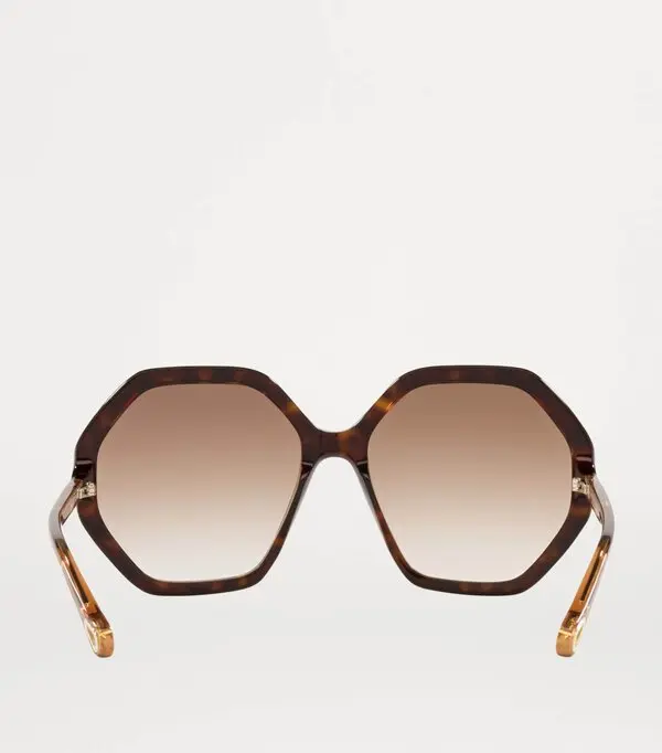 Chloé Acetate Geometric Sunglasses
