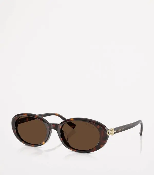 Tiffany & Co. Acetate Oval Tf4242d Sunglasses - Brown
