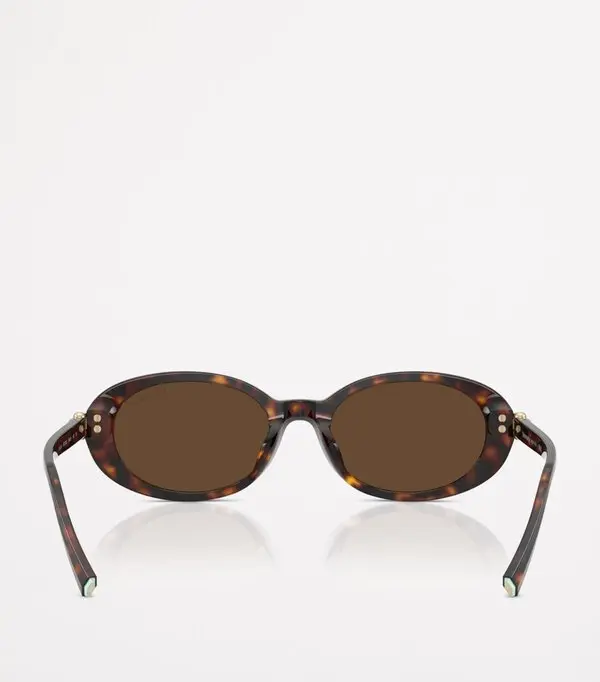 Tiffany & Co. Acetate Oval Tf4242d Sunglasses - Brown