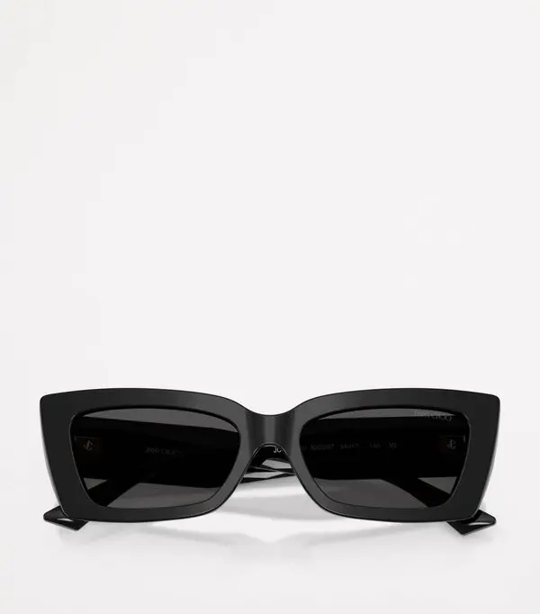 JIMMY CHOO Cat Eye Logo Sunglasses