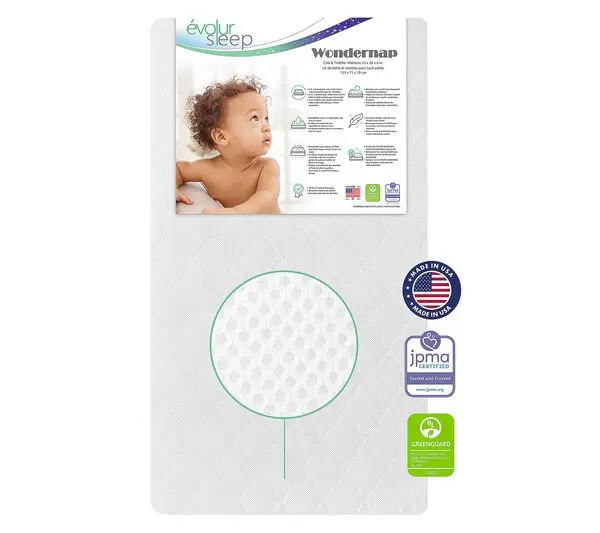 DREAM ON ME Wondernap 2-in-1 Full Mat Tress - One-color