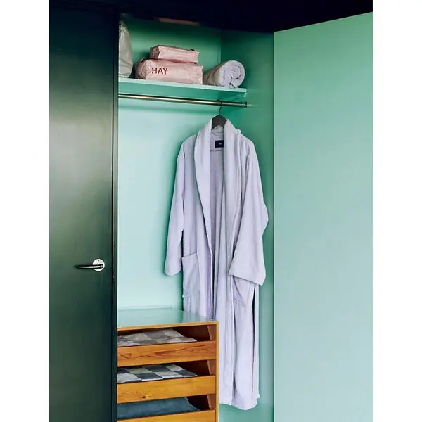 HAY Mono Terry-cotton Bathrobe - Lavender
