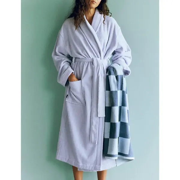 HAY Mono Terry-cotton Bathrobe - Lavender