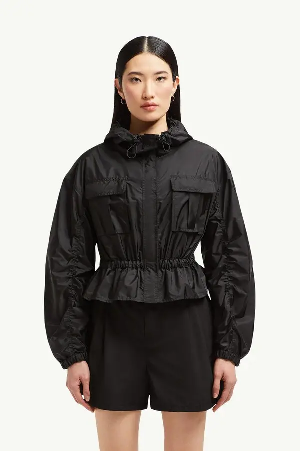 Moncler Curton Hooded Jacket - Black | Editorialist