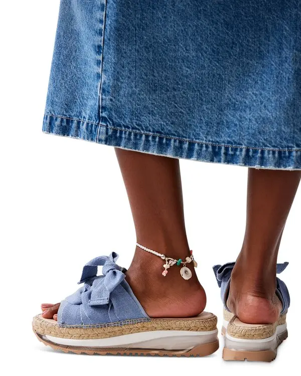 Free People Chapmin Sporty Sandals - Denim