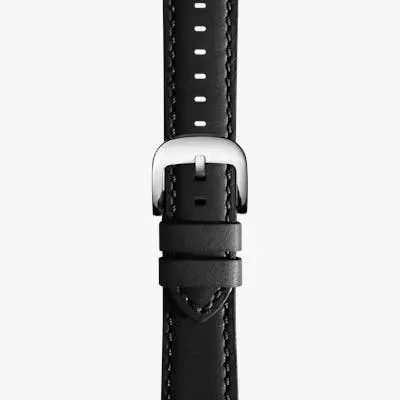 Shinola Leather Watch Strap 24mm - Black