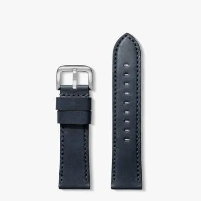 Shinola 24mm Leather Watch Strap - Black