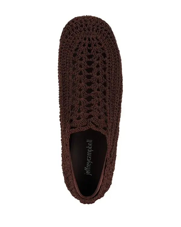 Jeffrey Campbell Nantucket Knit Flats - Coffee