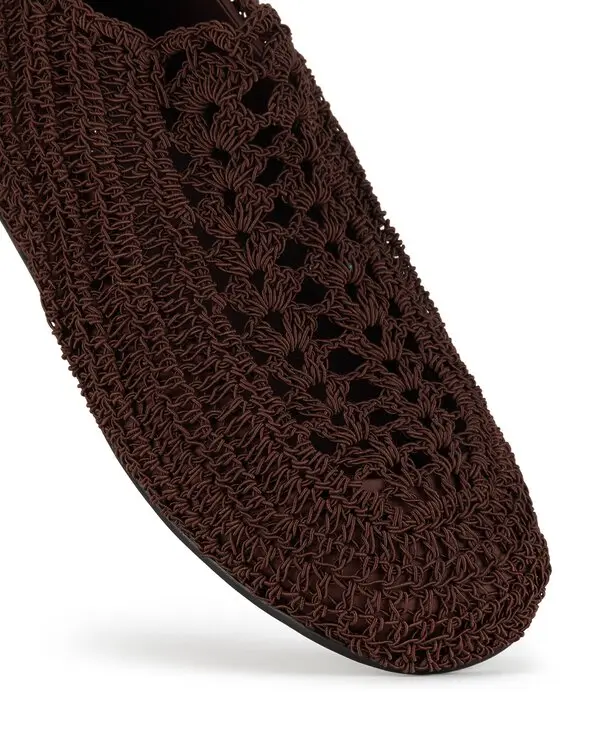 Jeffrey Campbell Nantucket Knit Flats - Coffee