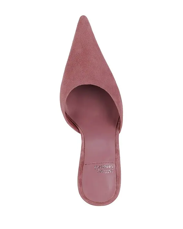 Jeffrey Campbell Robyn Mule Pumps - Dusty Lavender Suede
