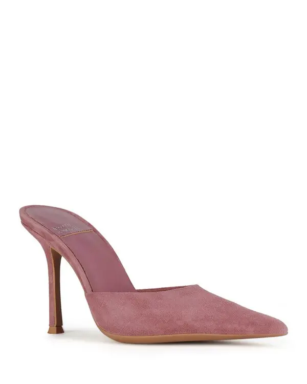 Jeffrey Campbell Robyn Mule Pumps - Dusty Lavender Suede