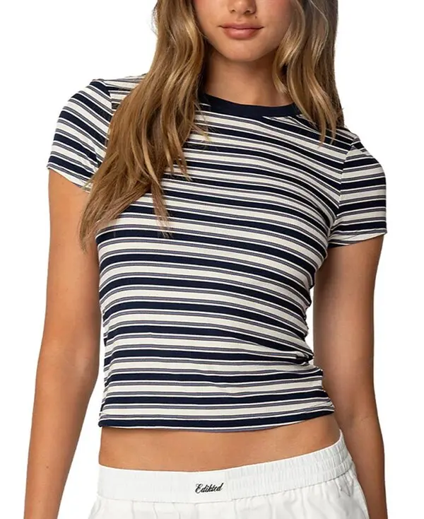 EDIKTED Arlyn Striped T-shirt