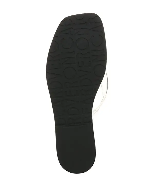 Veronica Beard Clea Jelly Thong Sandals - Clear