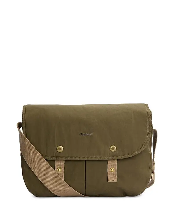 Barbour Transport Riever Crossbody Bag - Dusky Green