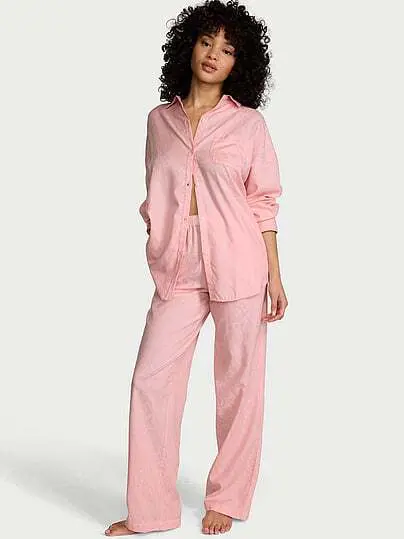 Victoria's Secret Modal-cotton Long Pajama Set - Print