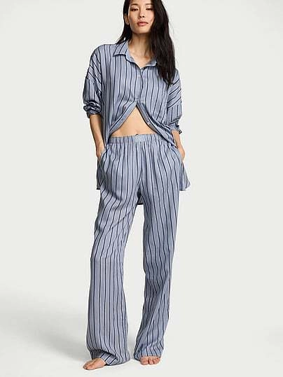 Victoria's Secret Modal-cotton Long Pajama Set - Print