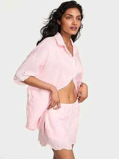 Victoria's Secret Modal-cotton Short Pajama Set - Pink