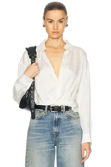 R13 Twisted Front Top