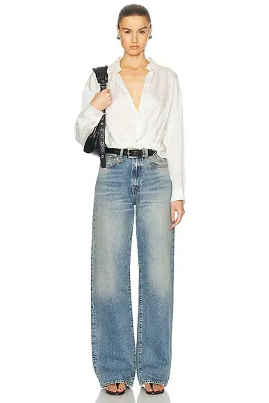 R13 Twisted Front Top