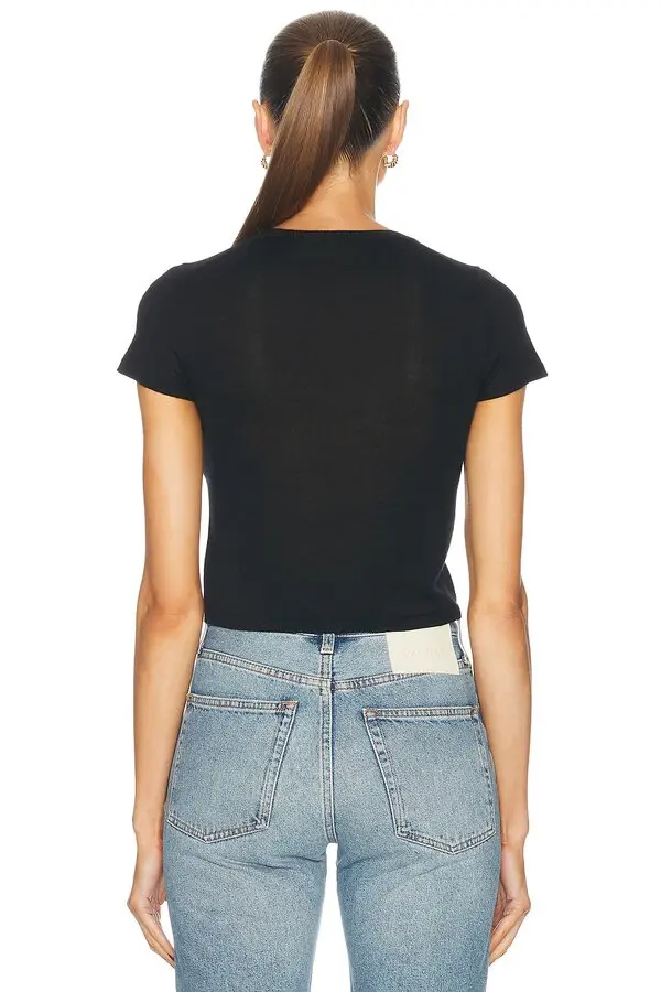 Eterne Cashmere Van Top - Black