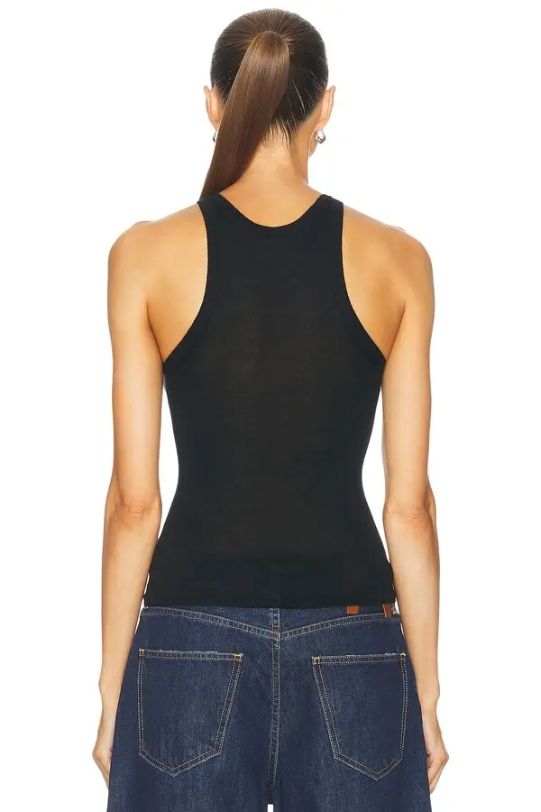 Eterne Ryder Cashmere Tank Top - Black