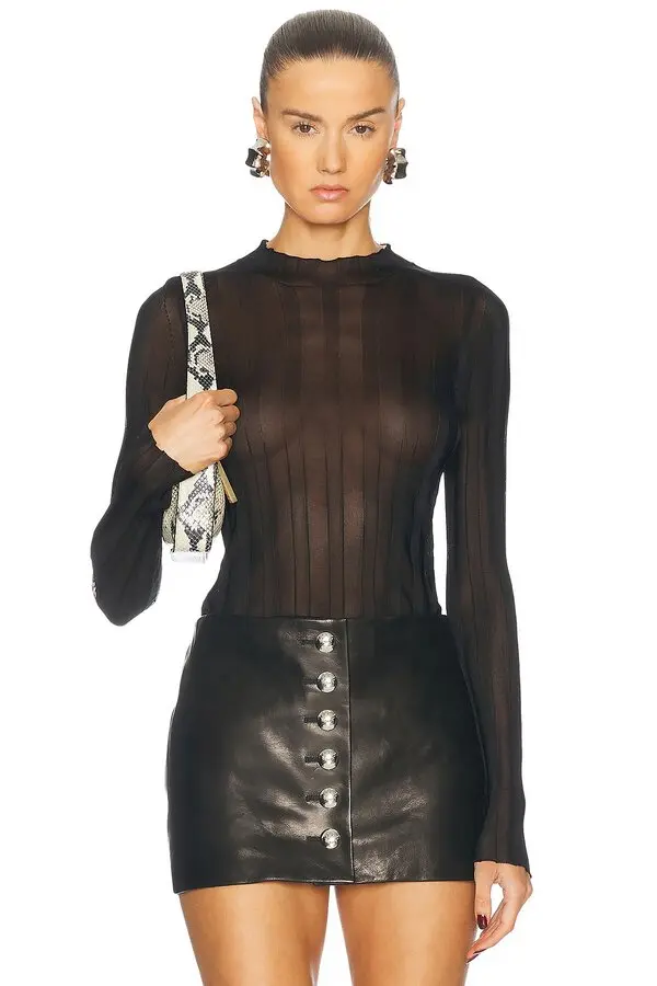 Khaite Cosette Top - Black