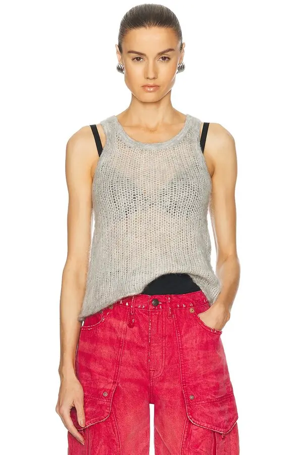 R13 Sweater Tank Top