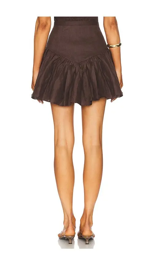 Bardot Amorette Mini Skirt - Brown