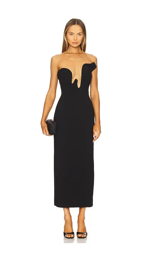 Bardot Rosalyn Midi Dress - Black
