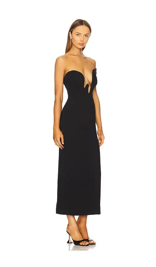 Bardot Rosalyn Midi Dress - Black