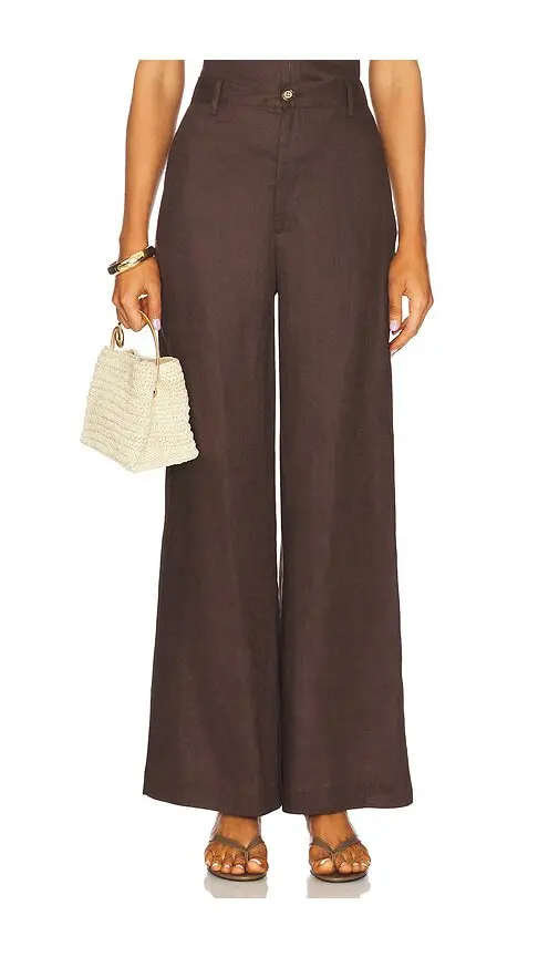 Bardot Enya Linen Pant
