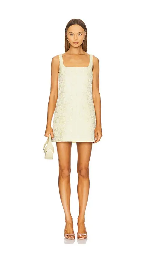 Amanda Uprichard Rinaldi Mini Dress - Cornsilk