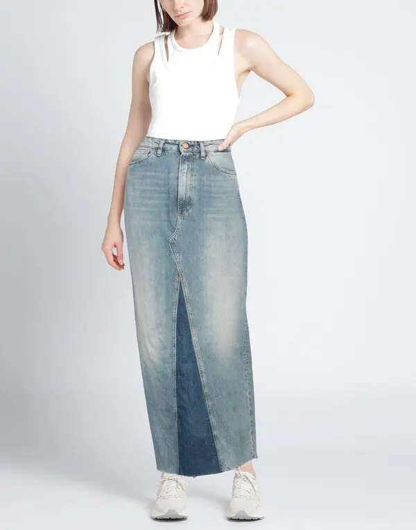 3x1 Denim Flared Skirt