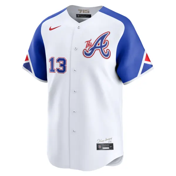 Nike Ronald Acuã±a Jr. Atlanta Braves City Connect Dri-fit Adv Mlb Limited Jersey - White
