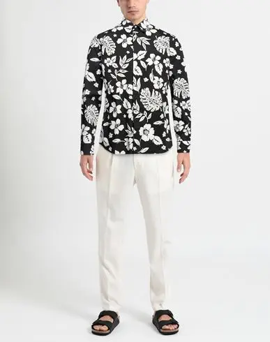 PAOLO PECORA Shirt Size Cotton, Elastane