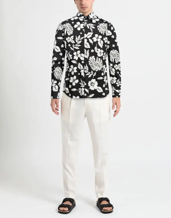 PAOLO PECORA Shirt Size Cotton, Elastane