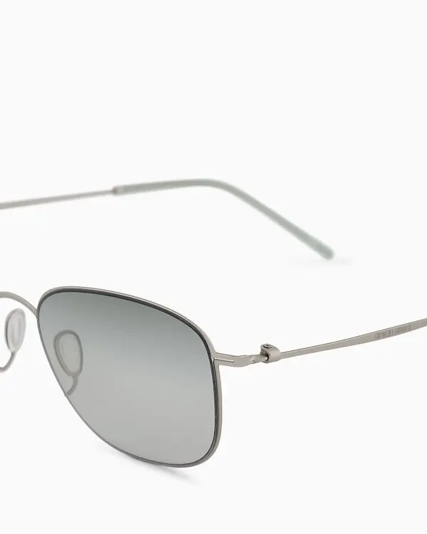 Giorgio Armani Pillow Sunglasses - Silver