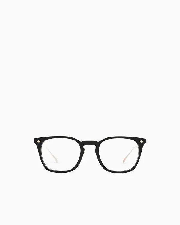 Giorgio Armani Pillow Eyeglasses - Black