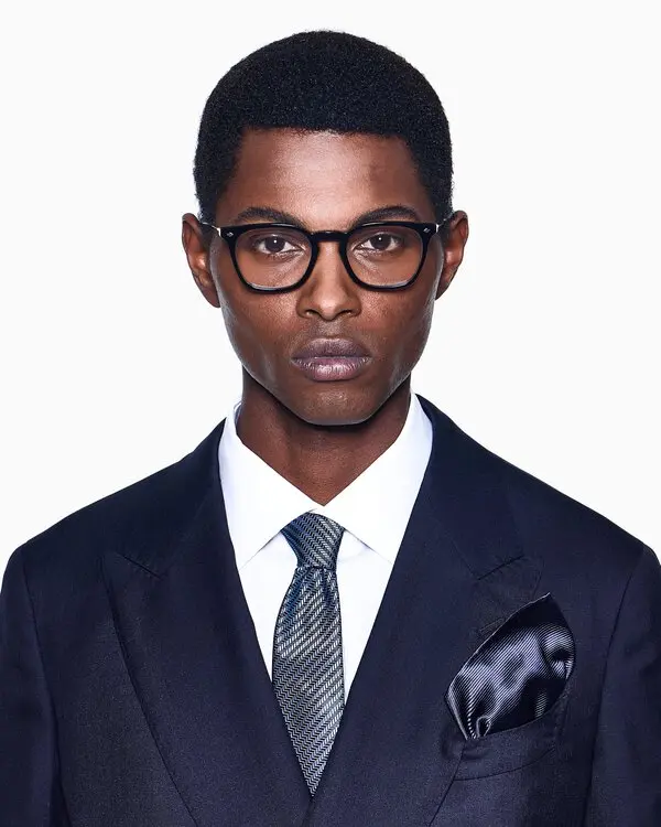 Giorgio Armani Pillow Eyeglasses - Black