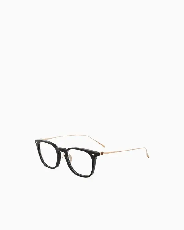 Giorgio Armani Pillow Eyeglasses - Black