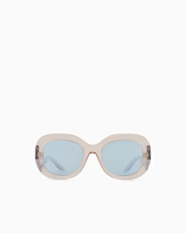Giorgio Armani Oval Sunglasses - Pink