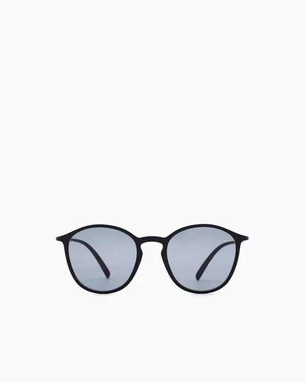 Giorgio Armani Panto Sunglasses - Black