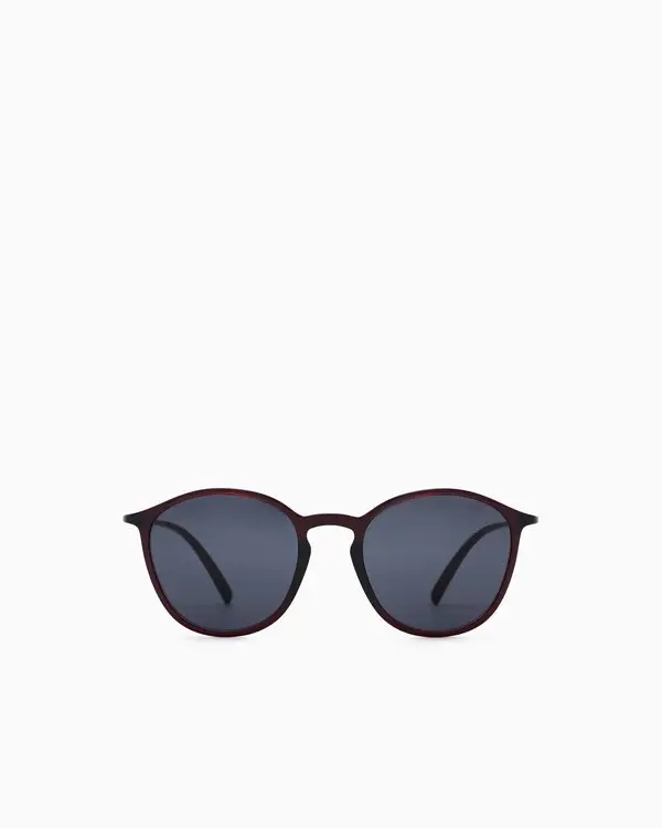Giorgio Armani Panto Sunglasses - Burgundy