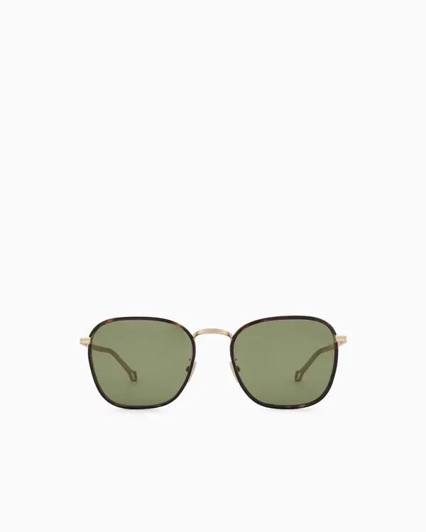 Giorgio Armani Square Sunglasses - Gold