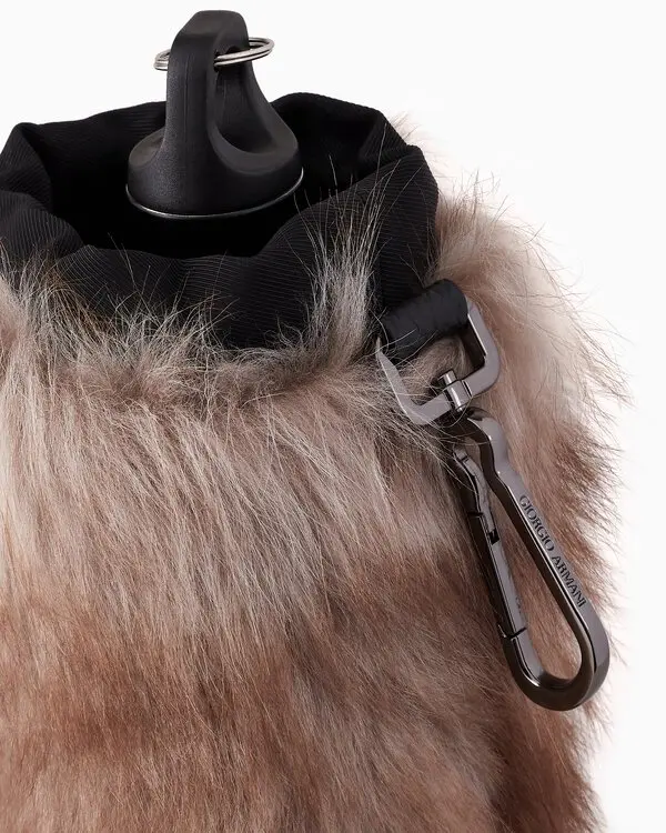 Giorgio Armani Neve Water Bottle With Sheepskin Holder