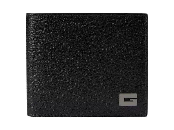 Gucci Logo G Bifold Wallet - Black/grey