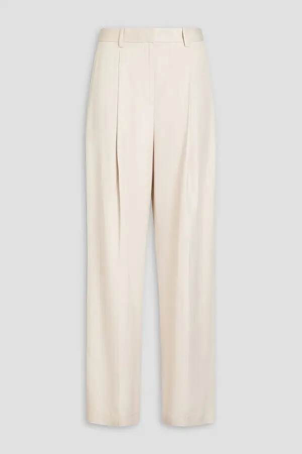 Theory Twill Wide-leg Pants