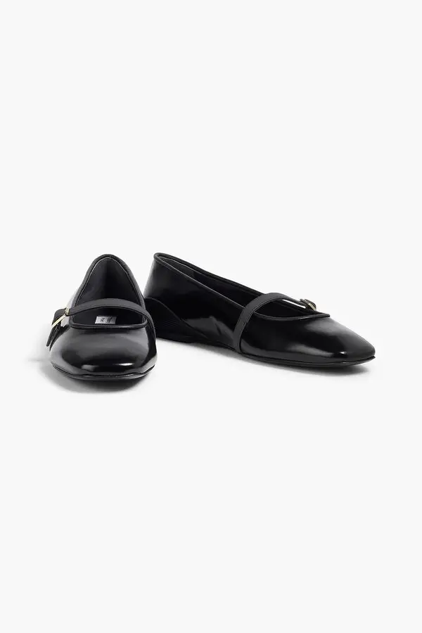 Theory Leather Ballet Flats